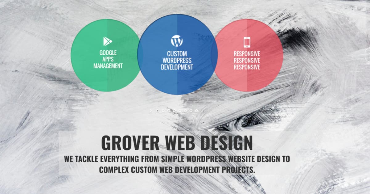 Web Design & Custom Web Development - Grover Web Design
